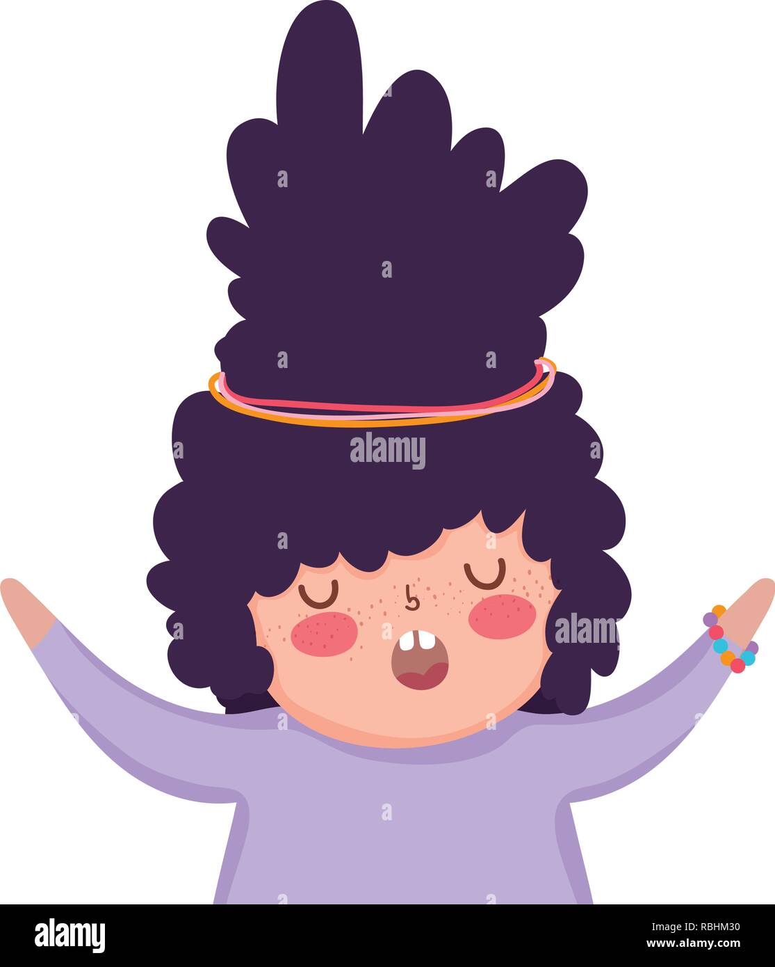 Little chubby girl character Stock Vector Image & Art - Alamy