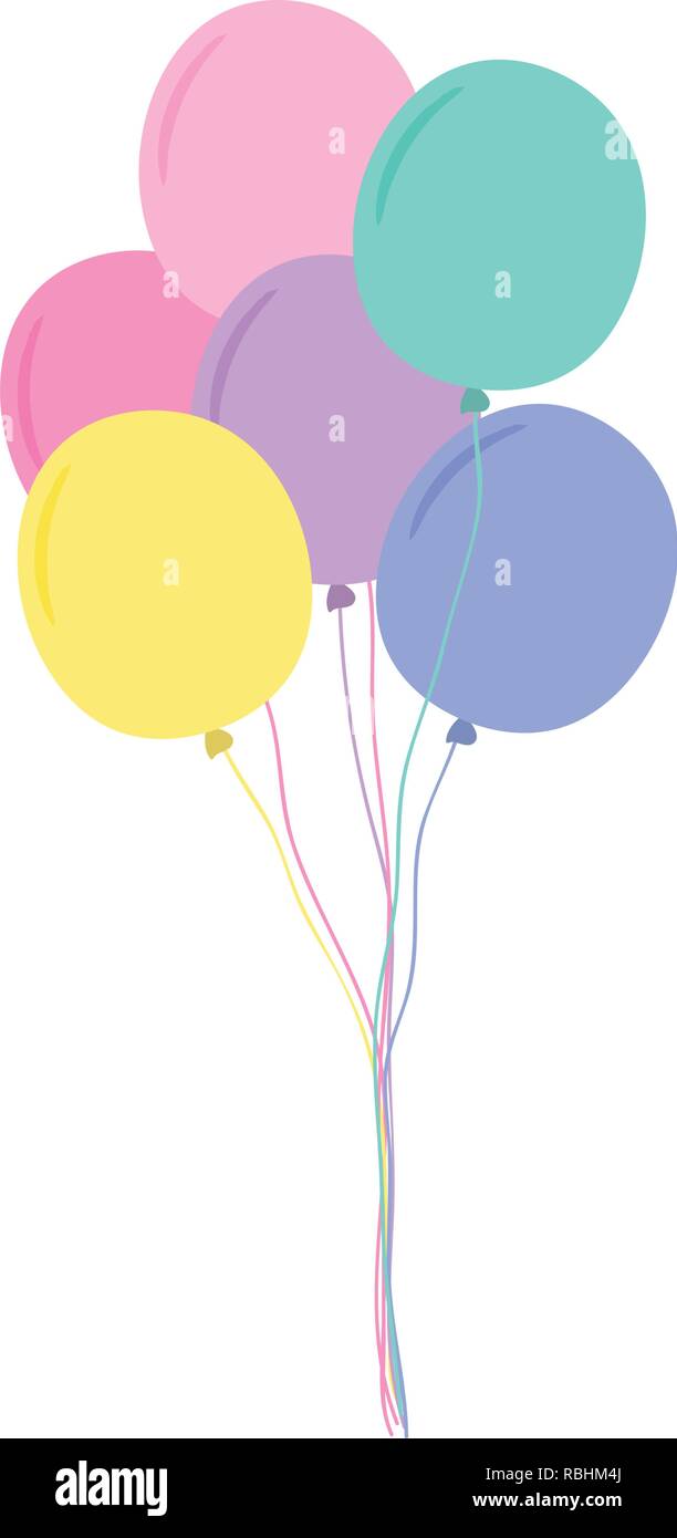 balloons helium floating icon Stock Vector Image & Art - Alamy