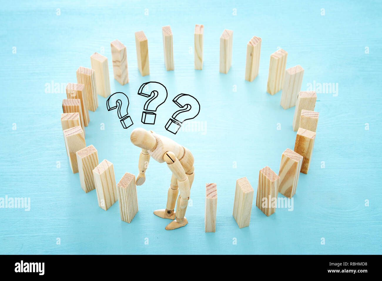 Confused person puzzle hi-res stock photography and images - Alamy