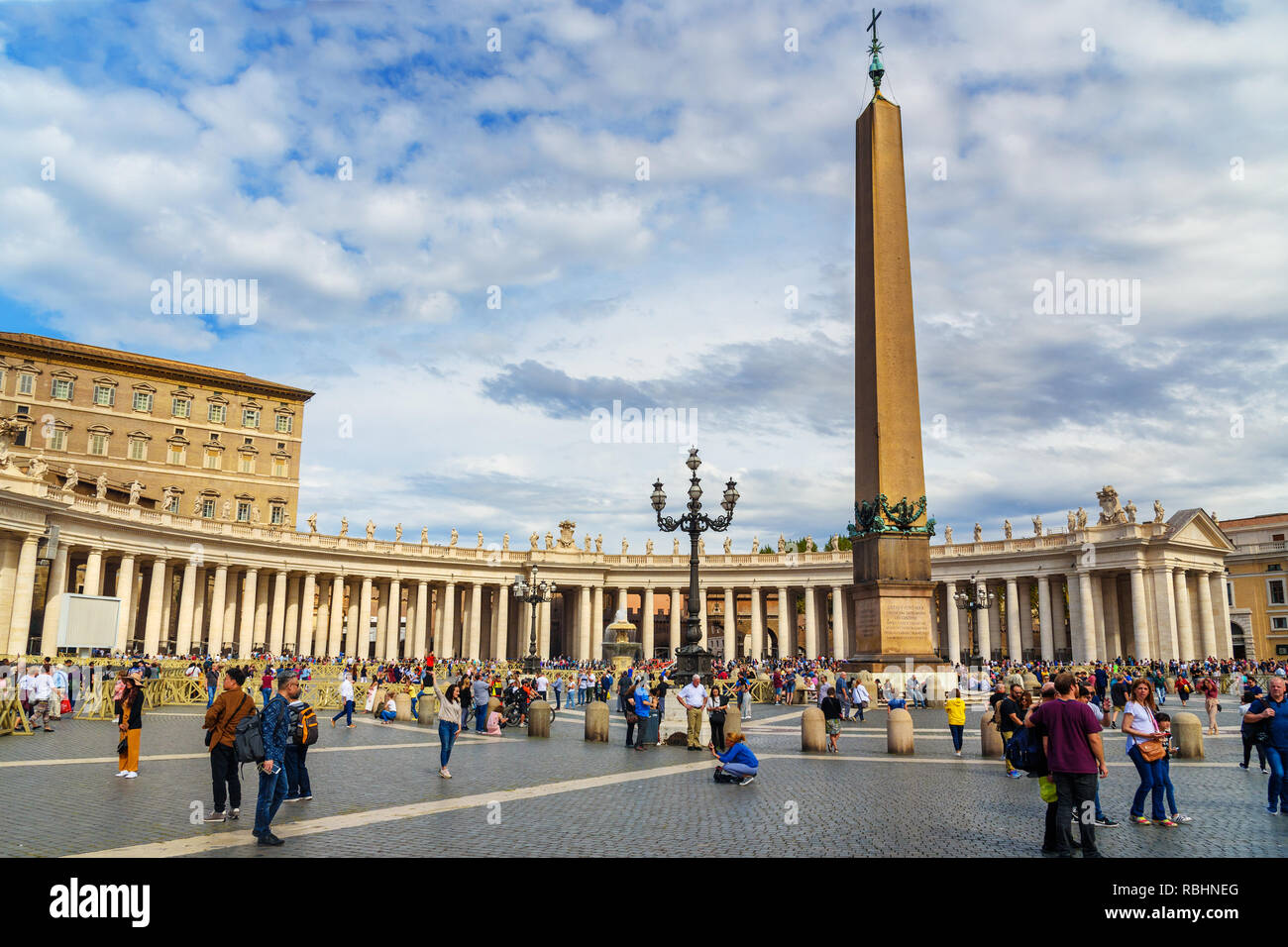 Vatican city, Vatican - October 05, 2018: Saint Peter's Basilica and ...