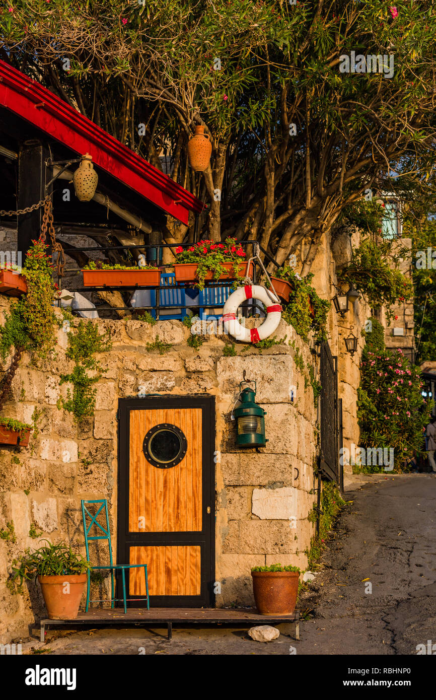 old street of Byblos Jbeil in Lebanon Middle east Stock Photo - Alamy