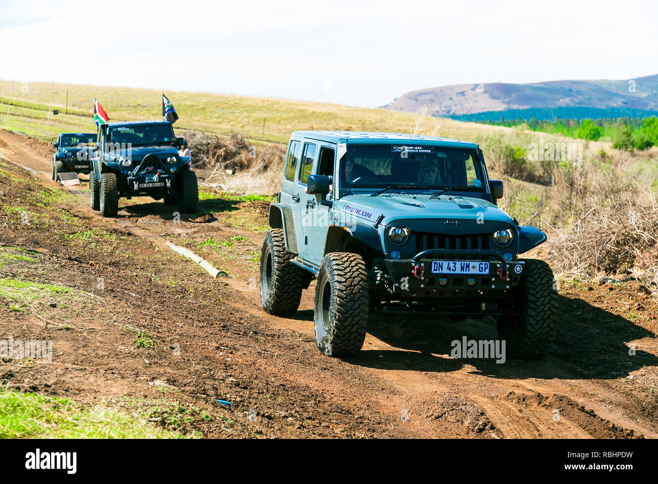 Harrismith, South Africa - October 02 2015: 4x4 Obstacle Driver ...
