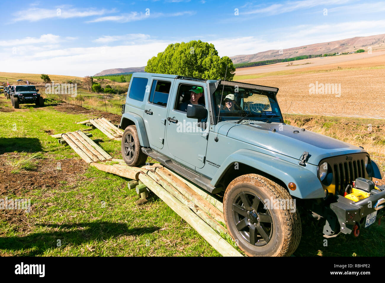 Harrismith, South Africa - October 02 2015: 4x4 Obstacle Driver ...