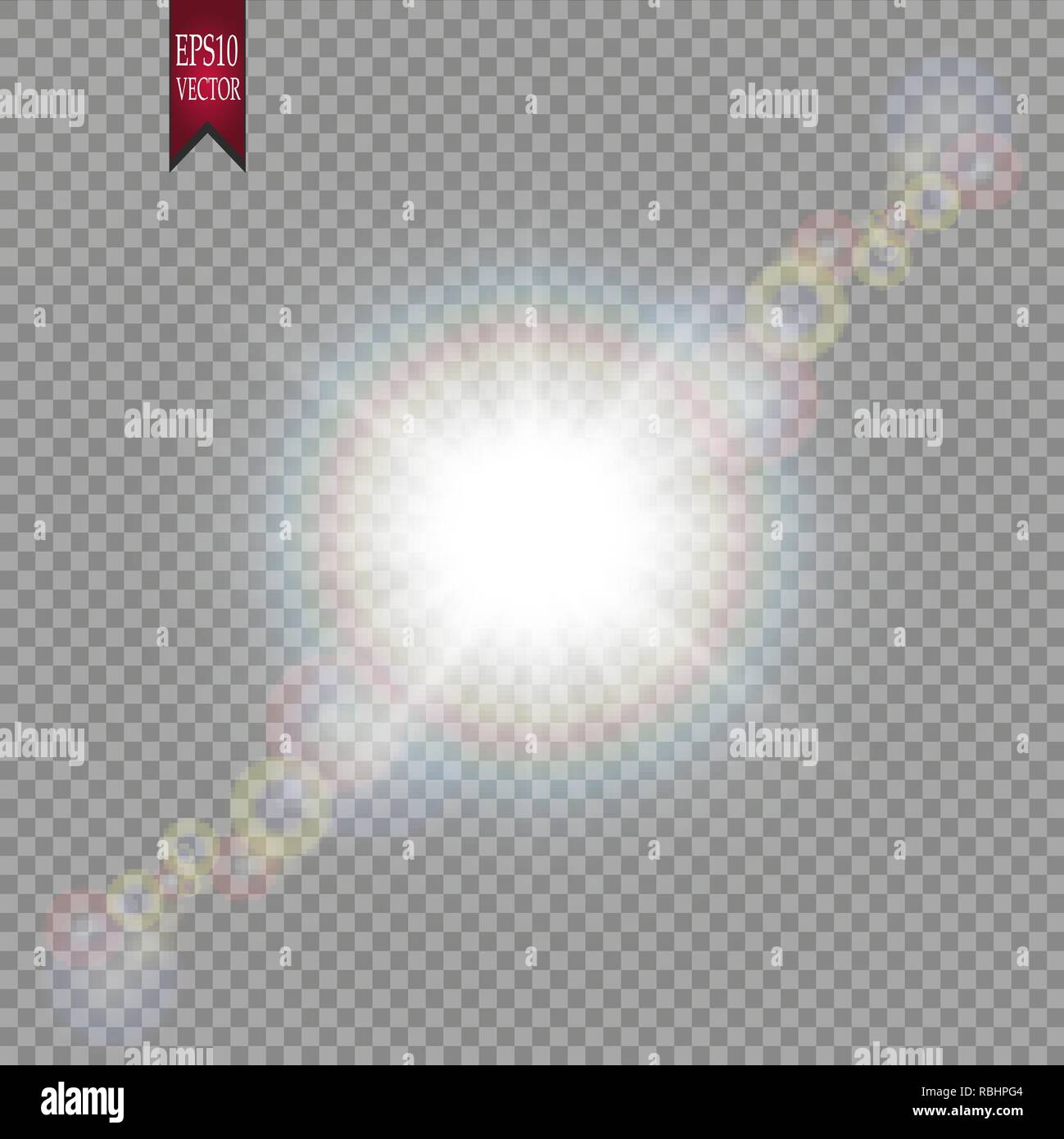Optical Flare Transparent Background