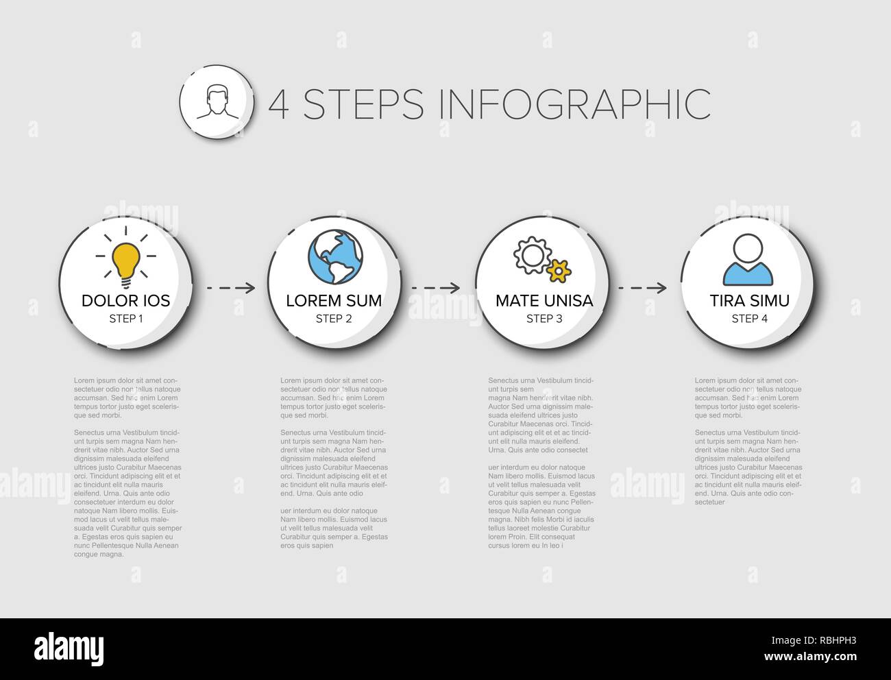 Four steps hi-res stock photography and images - Alamy
