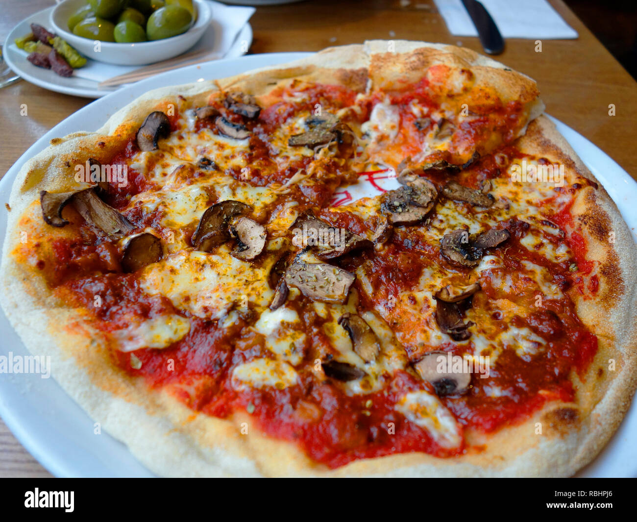 Delicious Pizza photograph Stock Photo - Alamy