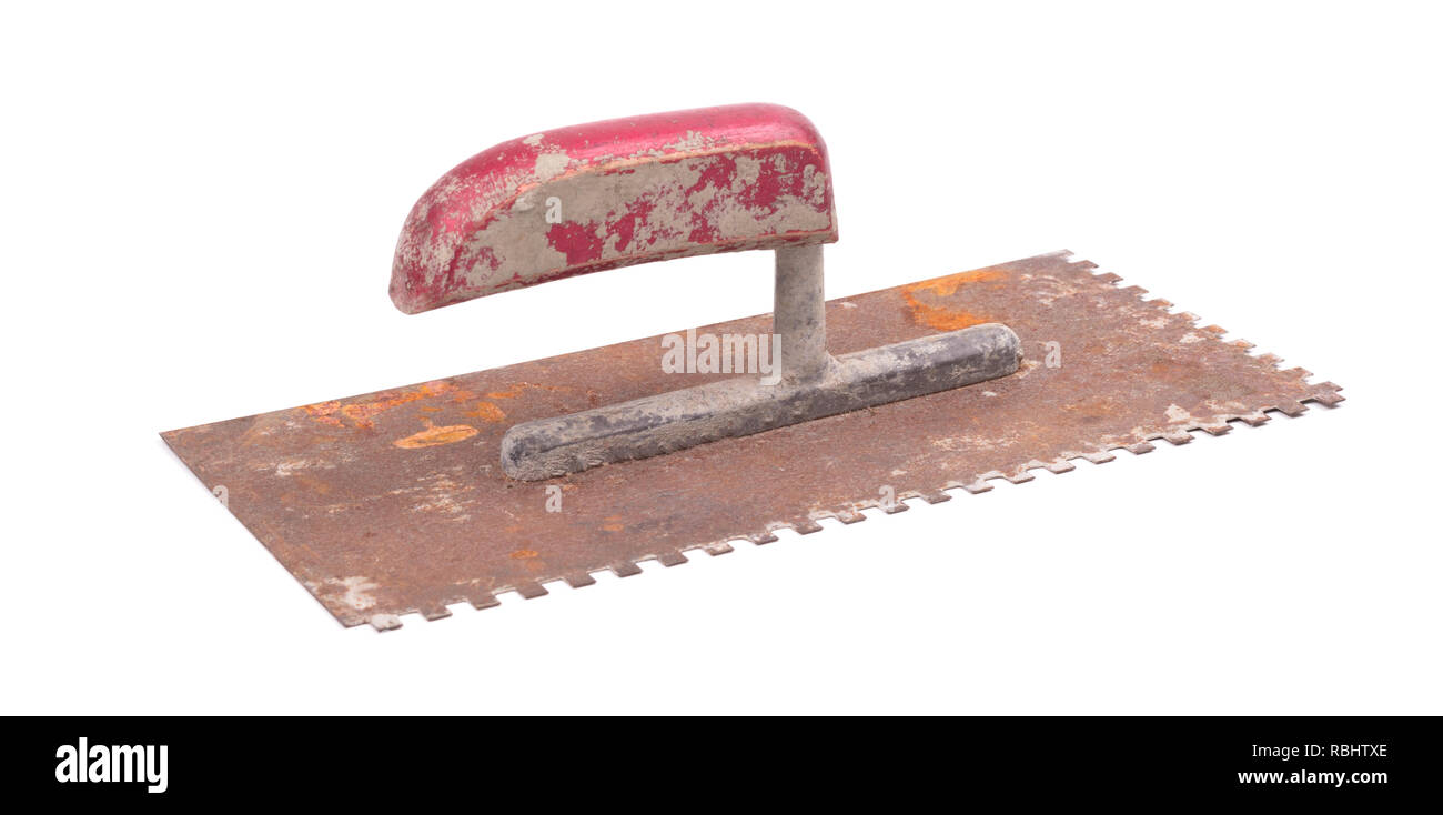 Old rusty trowel Cut Out Stock Images & Pictures - Alamy