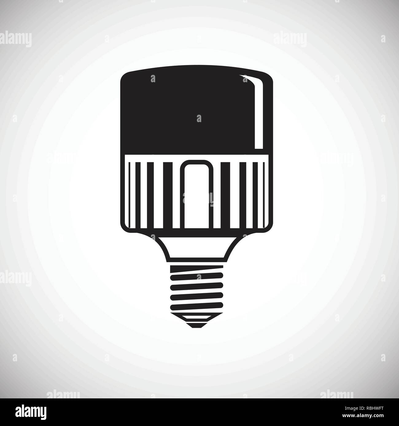Lamp icon on white background for graphic and web design, Modern simple ...