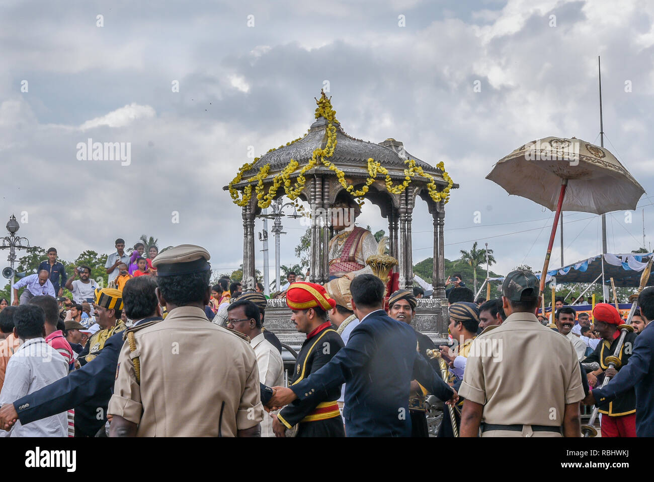Mysore dasara elephant hi-res stock photography and images - Alamy