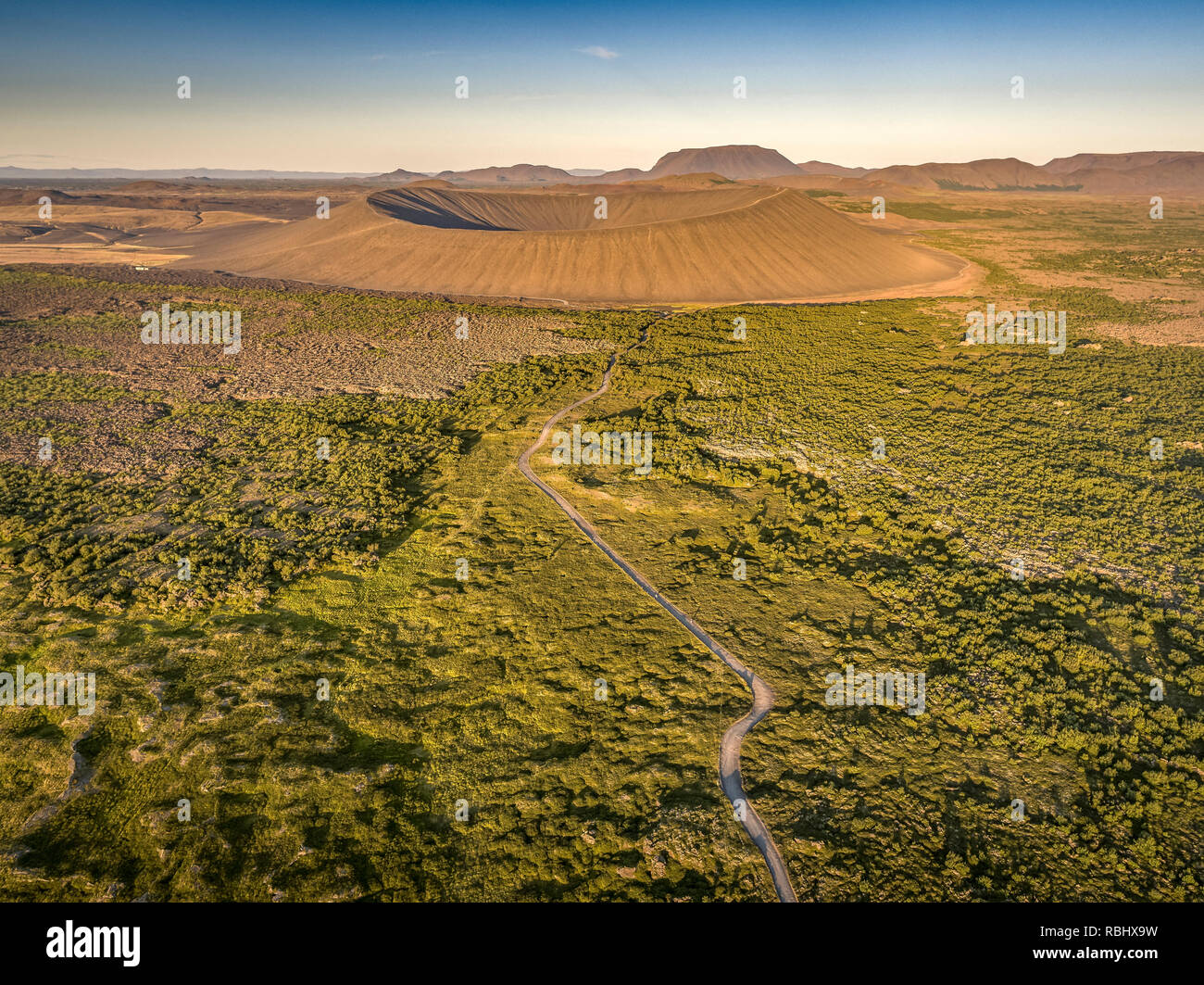 Mt. Hverfjall (Hverfell), Northern Iceland Hverfjall (also known as ...