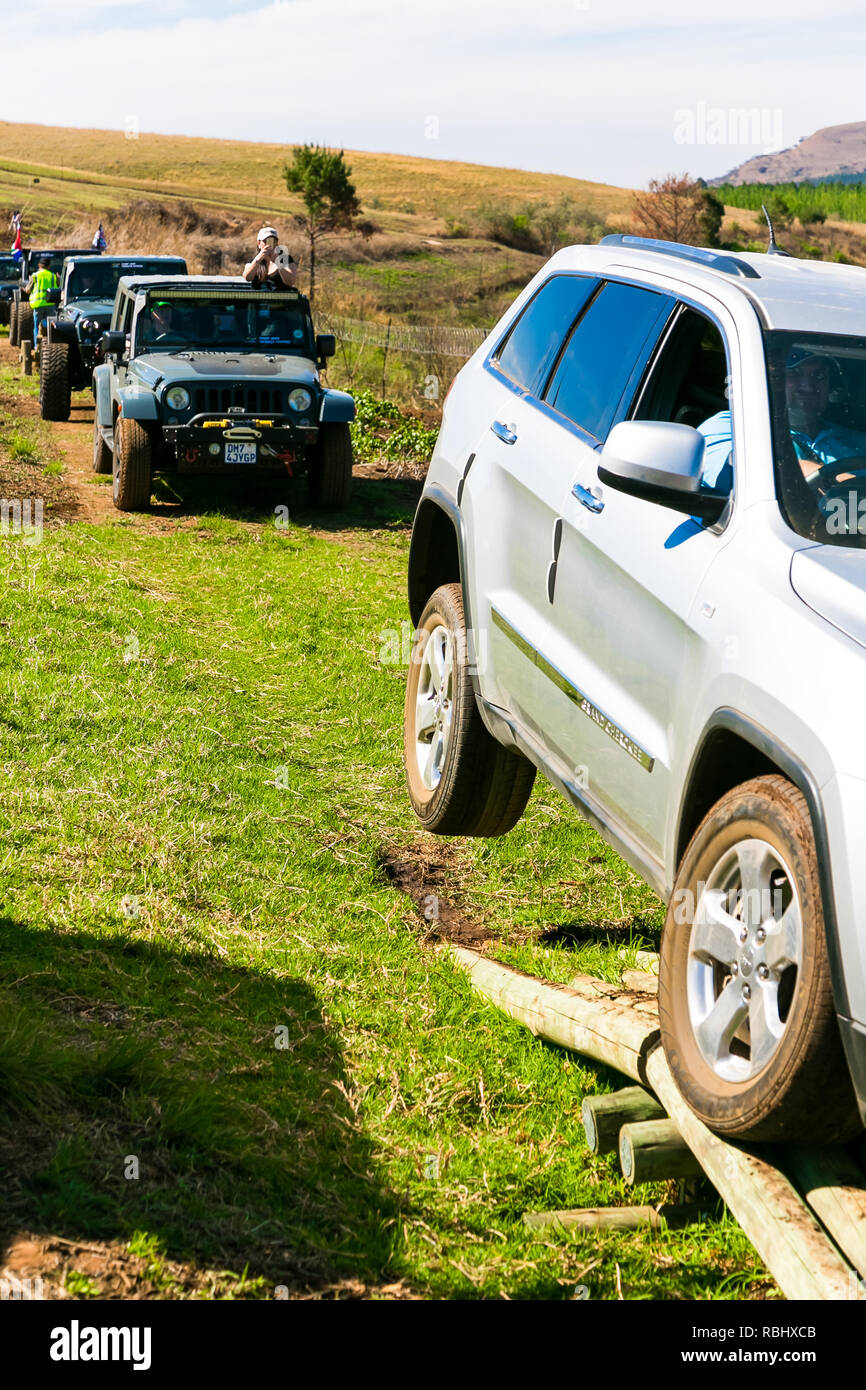Harrismith, South Africa - October 02 2015: 4x4 Obstacle Driver ...