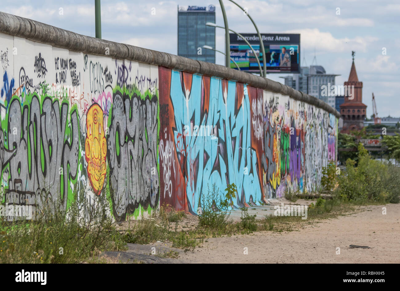 Berlin, Germany - among the many notable landmarks of Berlin, the Wall ...