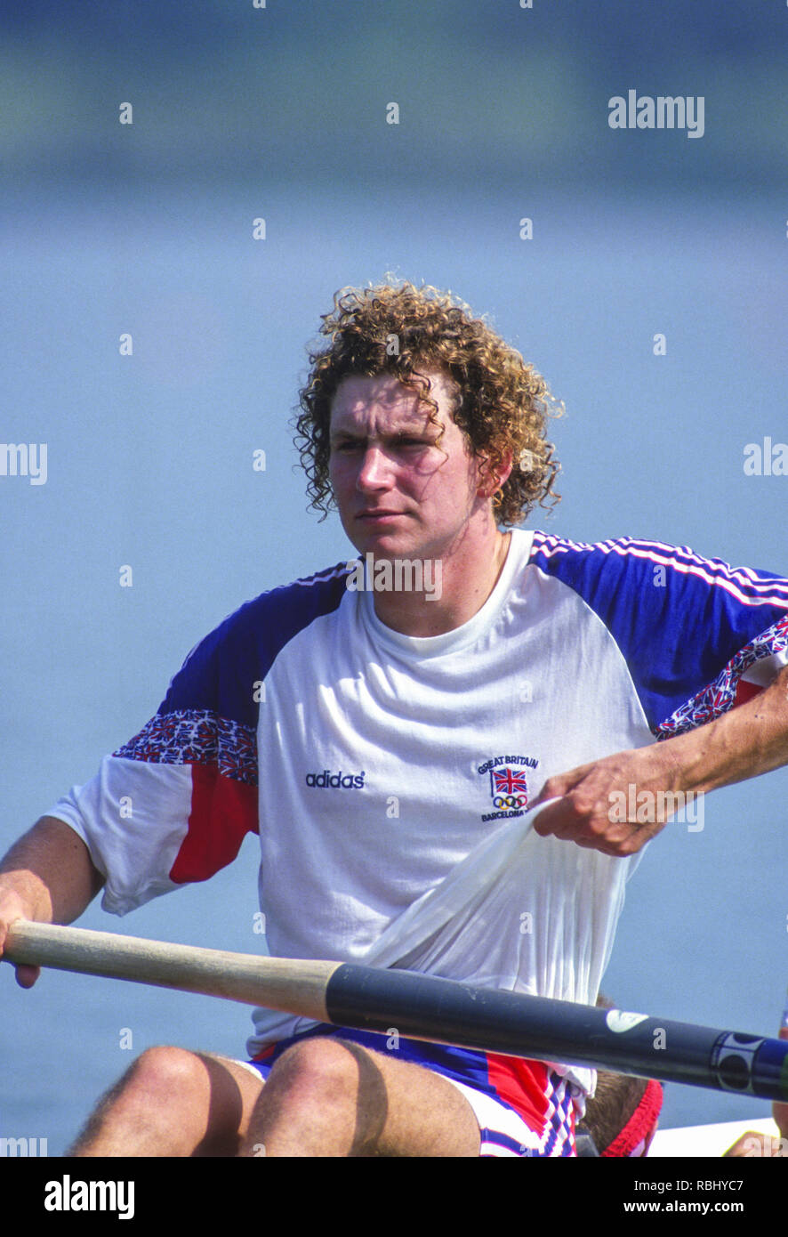 Spain 1992 olympic rowing regatta lake banyoles hi-res stock ...