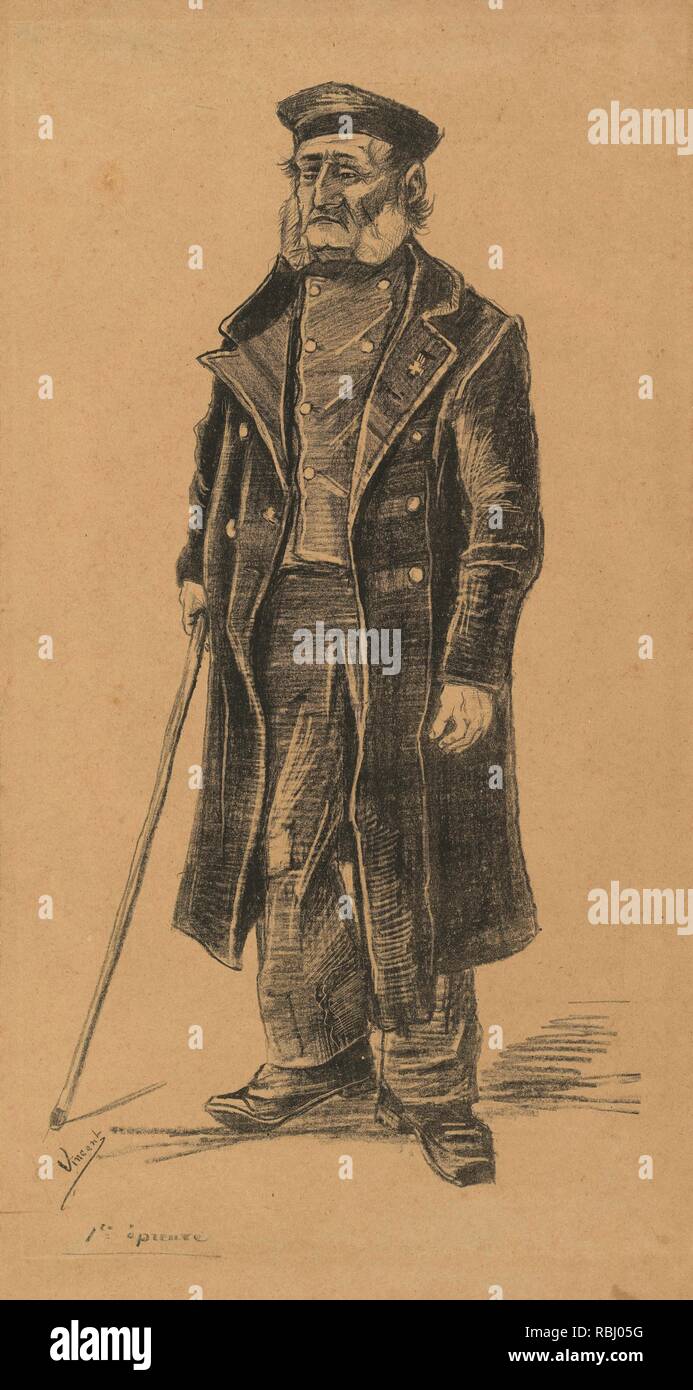 Old man with a stick 1882 vincent van gogh hi-res stock photography and ...