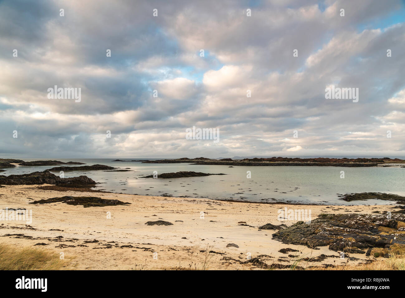 Beaches of Arisaig in Morar on the west coast of Scotland. 27 December ...