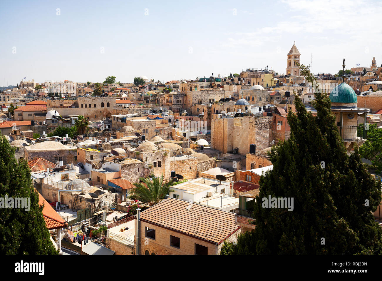 Overview old jerusalem hi-res stock photography and images - Alamy