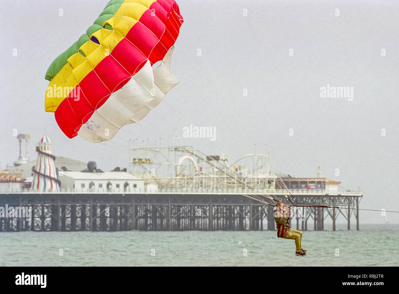 Brighton beach weather pictures Stock Photo - Alamy