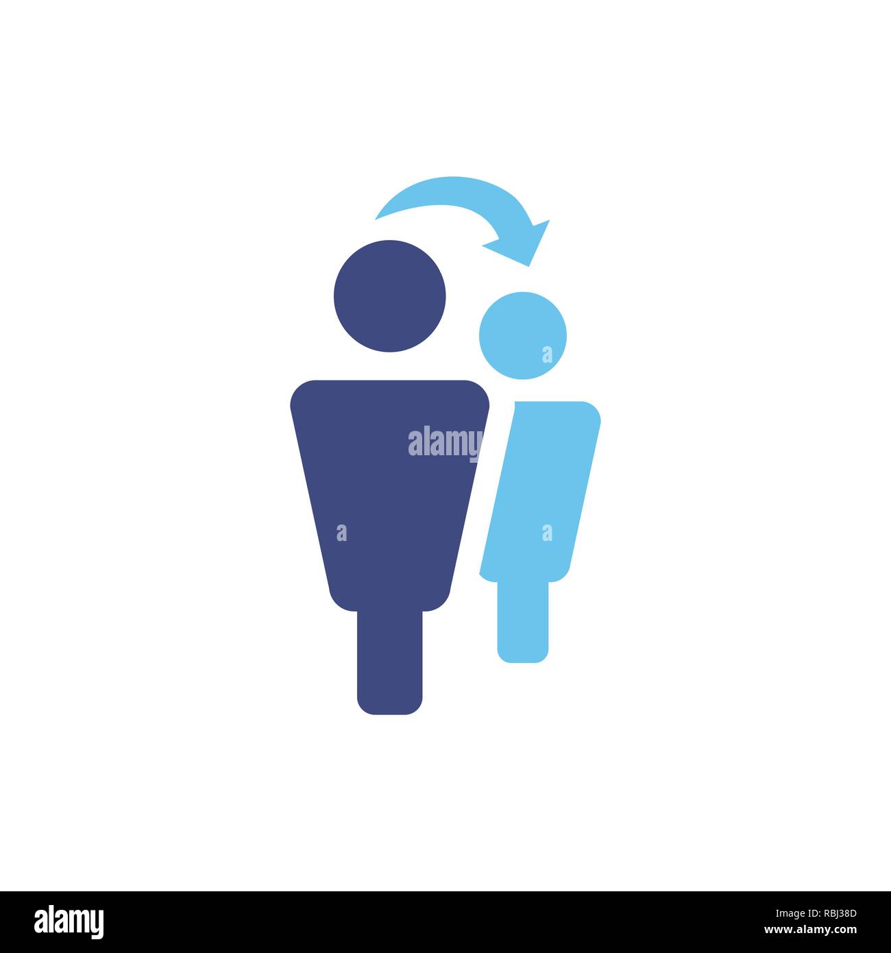 Referral Job Reference Icon with recommendations, performance review ...