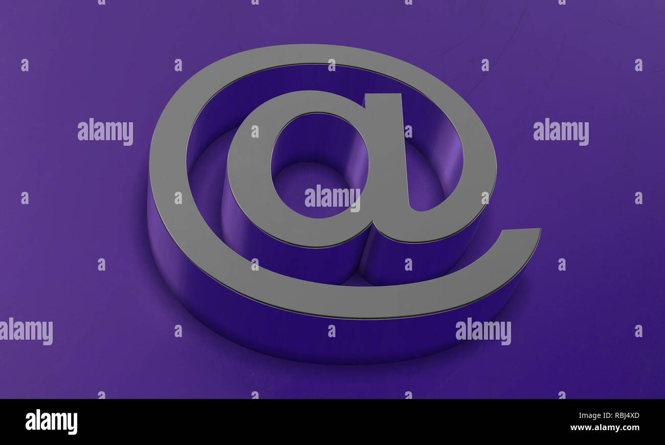 Email Symbol in 3D Stock Photo - Alamy
