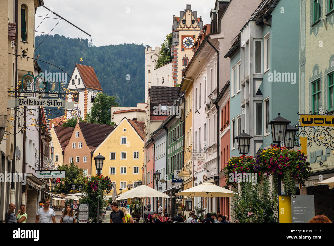 Füssen, Ostallgäu, Bavaria,Germany Stock Photo - Alamy