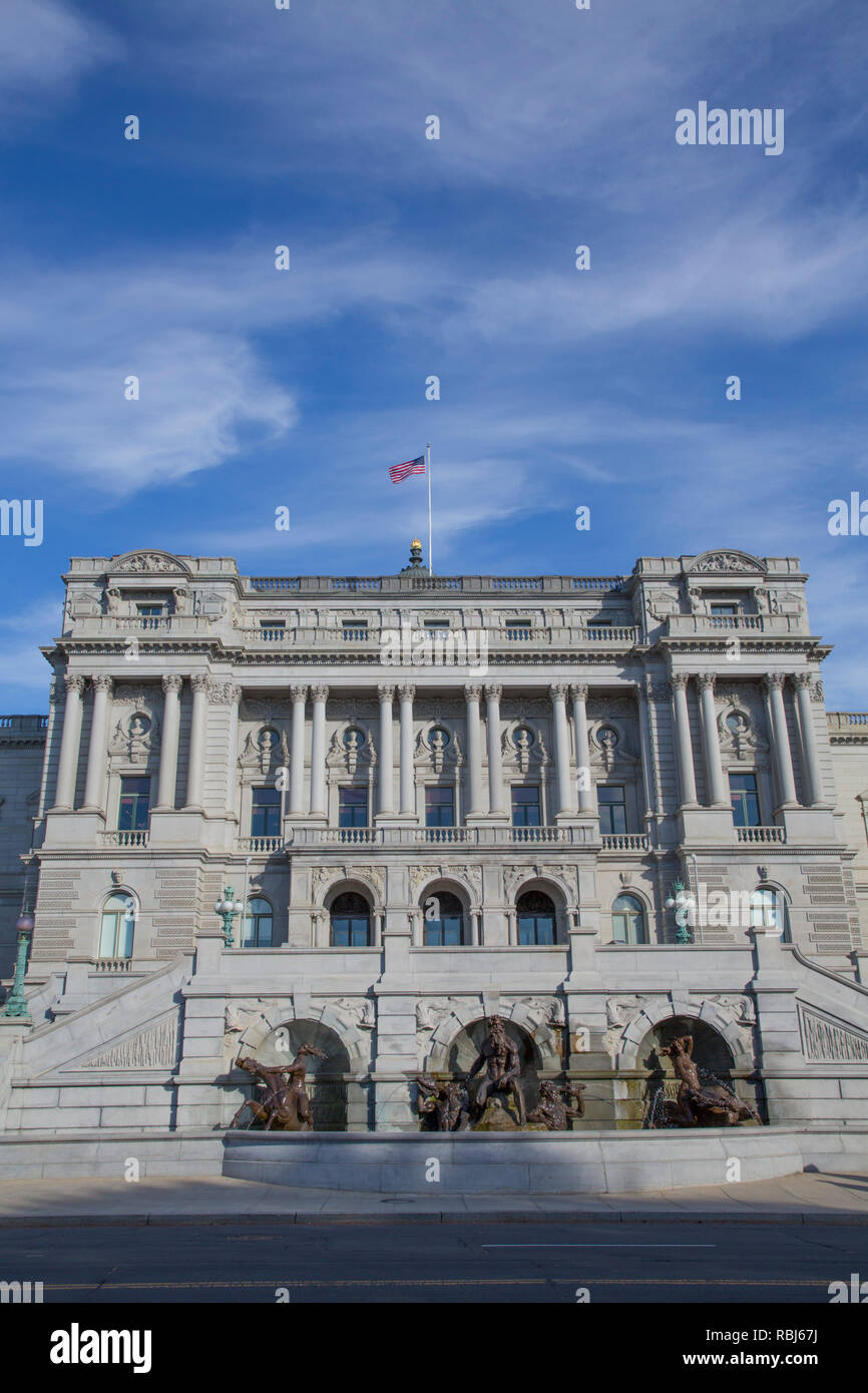 Library of Congress Building, Washington D.C., USA Stock Photo - Alamy