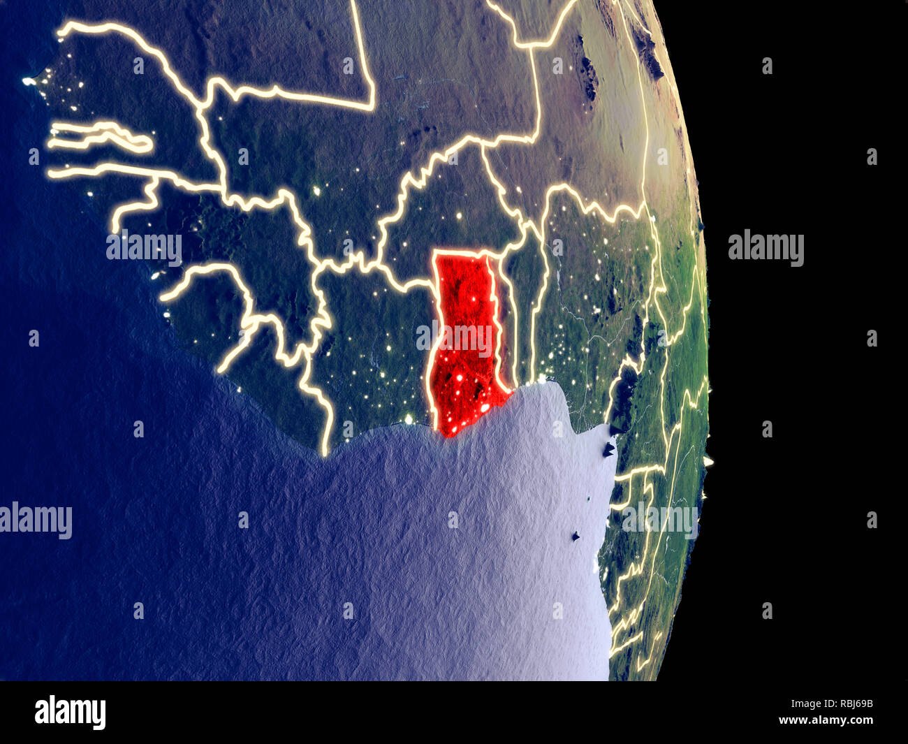 Ghanaian cities hi-res stock photography and images - Alamy