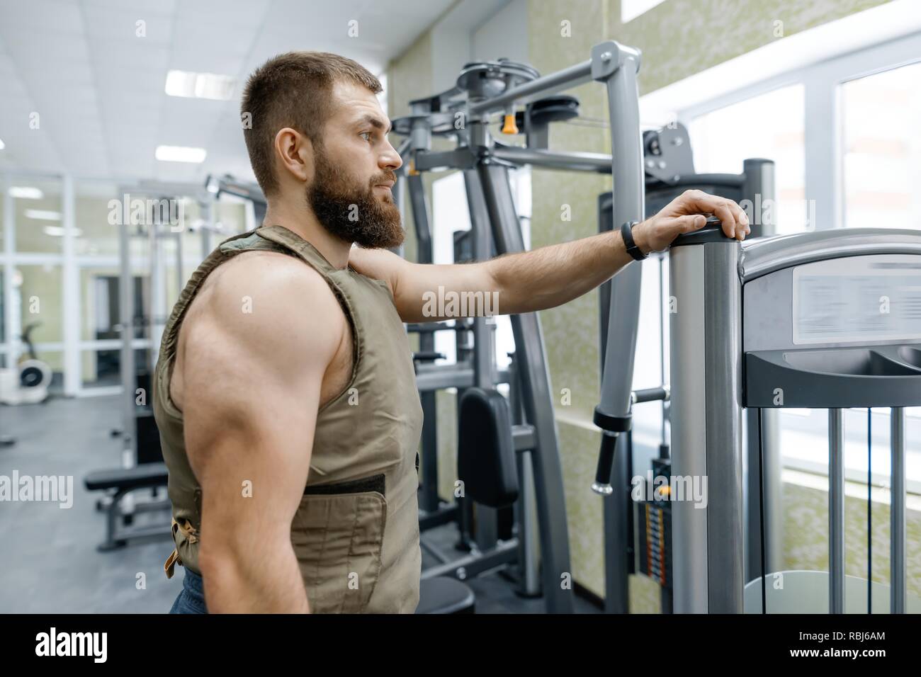 American military gym hi-res stock photography and images - Alamy