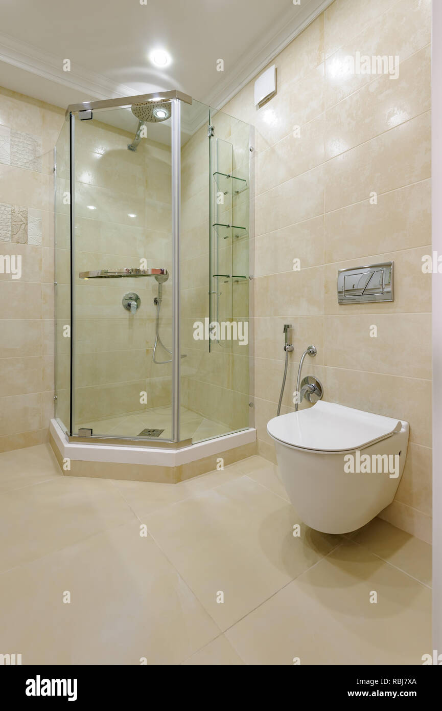 Interior design toilet hi-res stock photography and images - Alamy