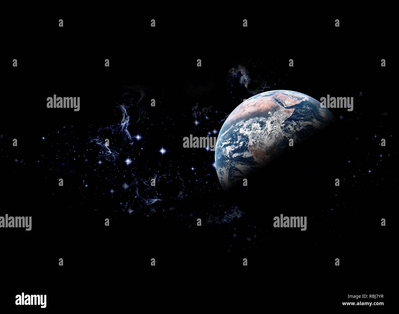 Planet Earth. Elements of this image furnished by NASA Stock Photo - Alamy