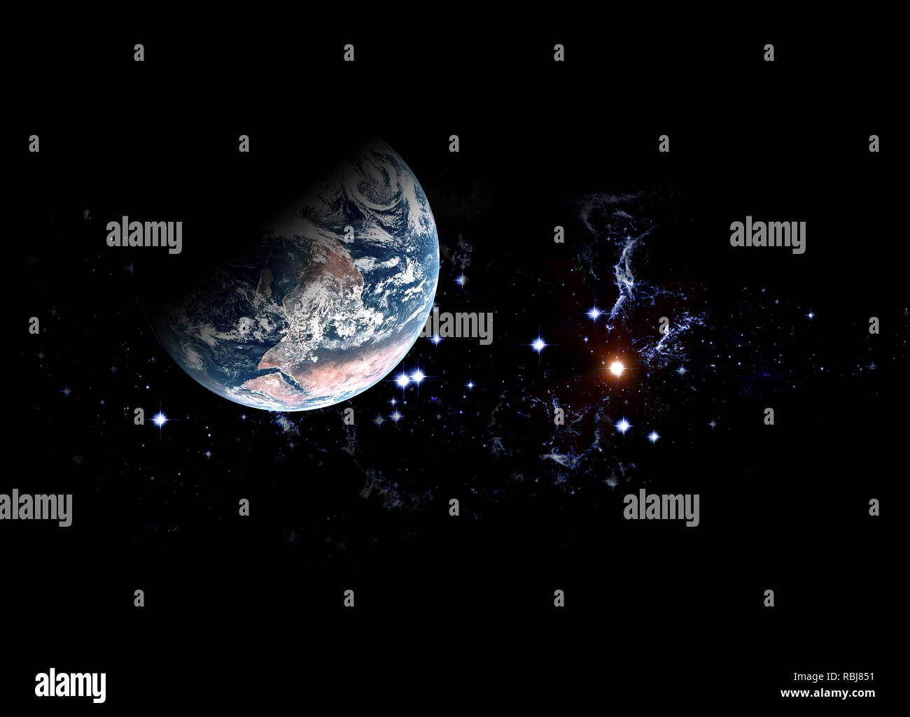 Planet Earth. Elements of this image furnished by NASA Stock Photo - Alamy