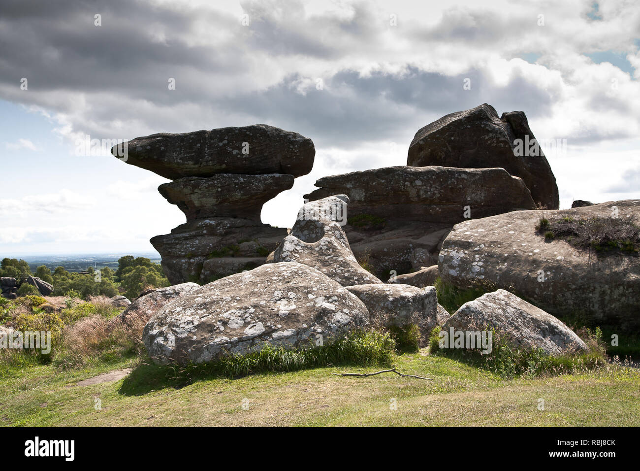 Brimham rocks hi-res stock photography and images - Alamy