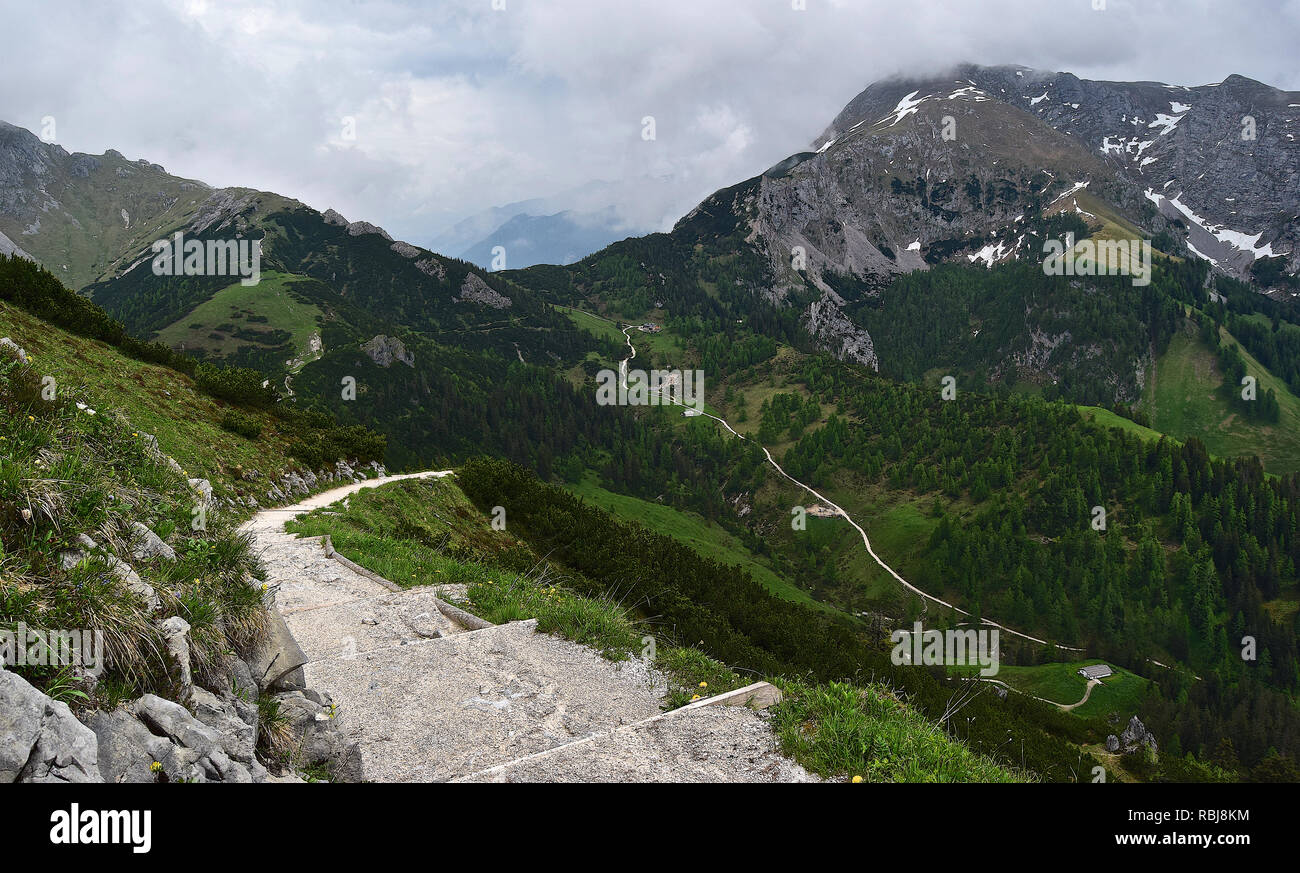 Jenner summit, Berchtesgaden, Bavaria, Germany, 020617 Stock Photo - Alamy