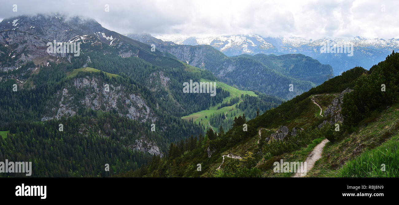 Jenner summit, Berchtesgaden, Bavaria, Germany, 020617 Stock Photo - Alamy