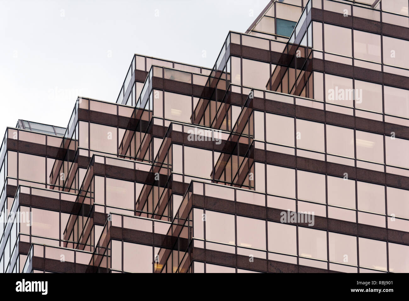 Architectural details of One Queen Street East tower in downtown ...