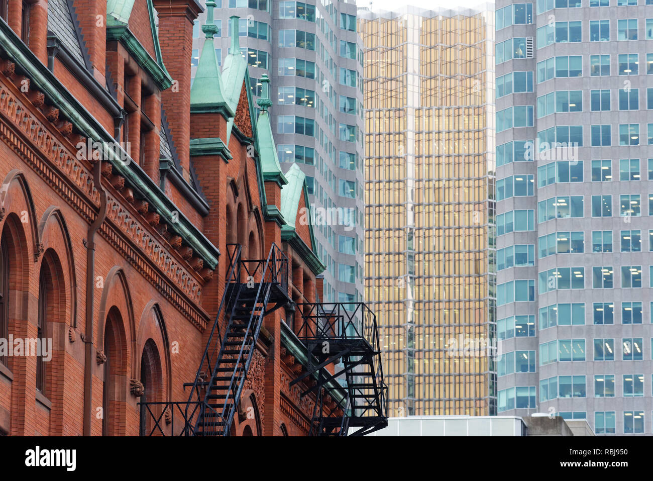 The Flatiron building (The Gooderham Building) on Wellington Street in ...