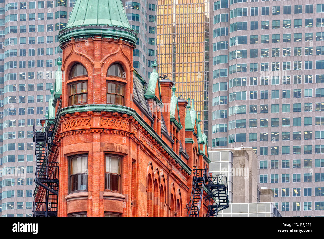 The Flatiron building (The Gooderham Building) on Wellington Street in ...