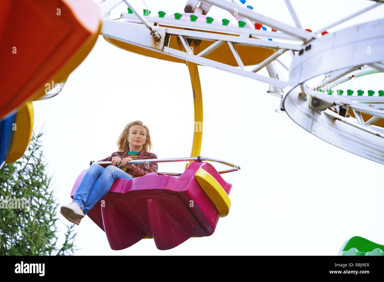 Rollercoaster people scared hi-res stock photography and images - Alamy