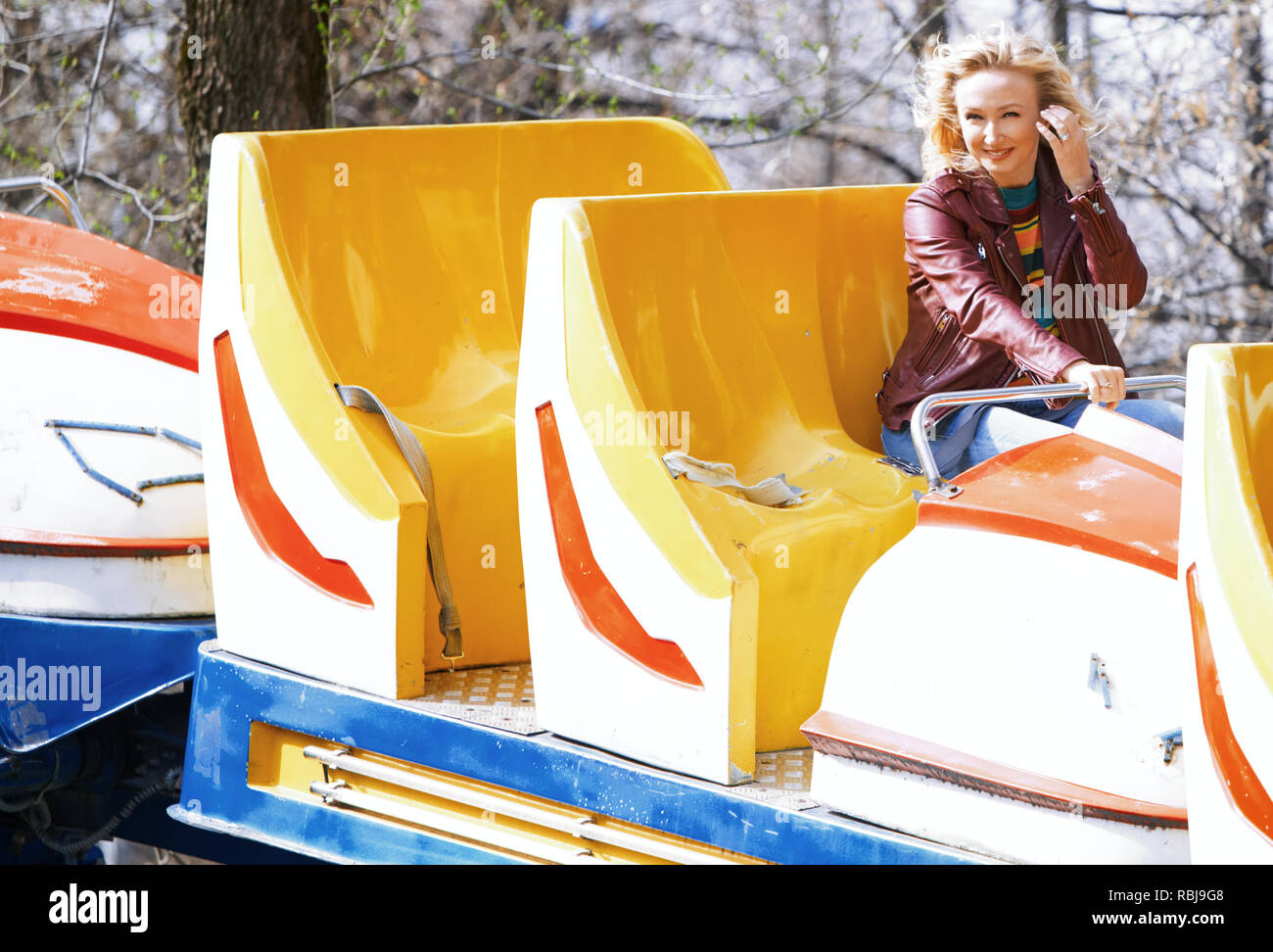 On a rollercoaster hi-res stock photography and images - Alamy