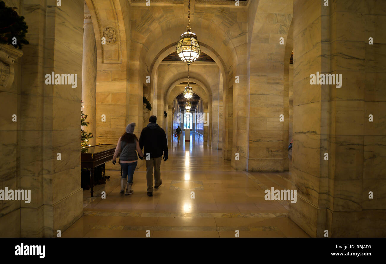 The iconic library in New York - USA Stock Photo - Alamy