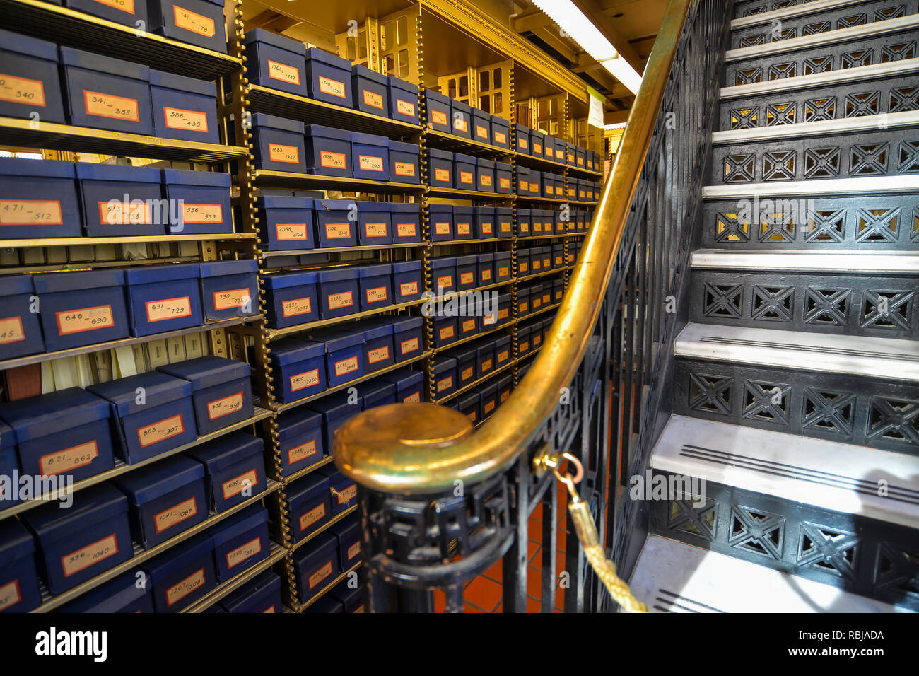 The iconic library in New York - USA Stock Photo - Alamy