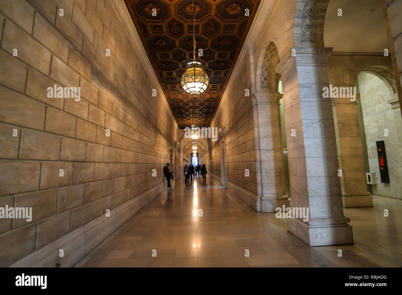 The iconic library in New York - USA Stock Photo - Alamy