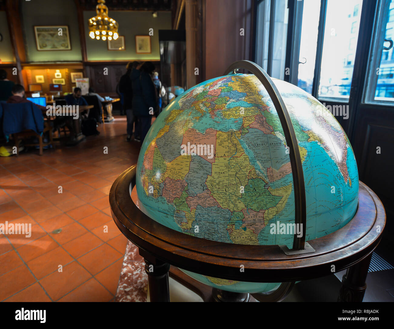 The iconic library in New York - USA Stock Photo - Alamy