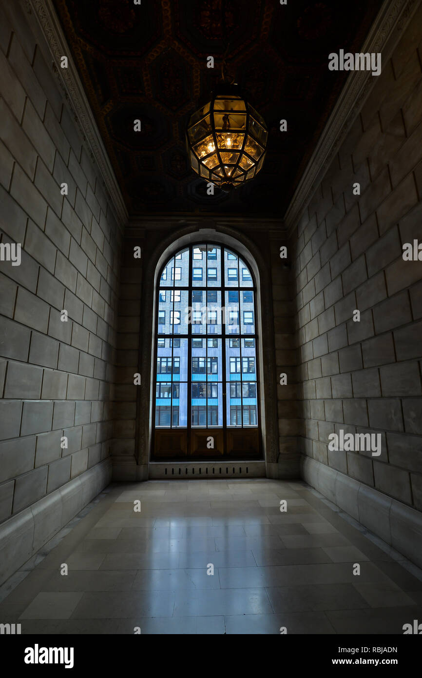 The iconic library in New York - USA Stock Photo - Alamy