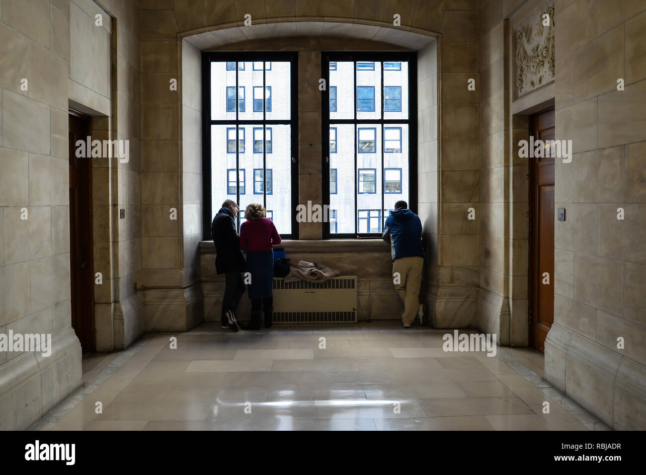 The iconic library in New York - USA Stock Photo - Alamy