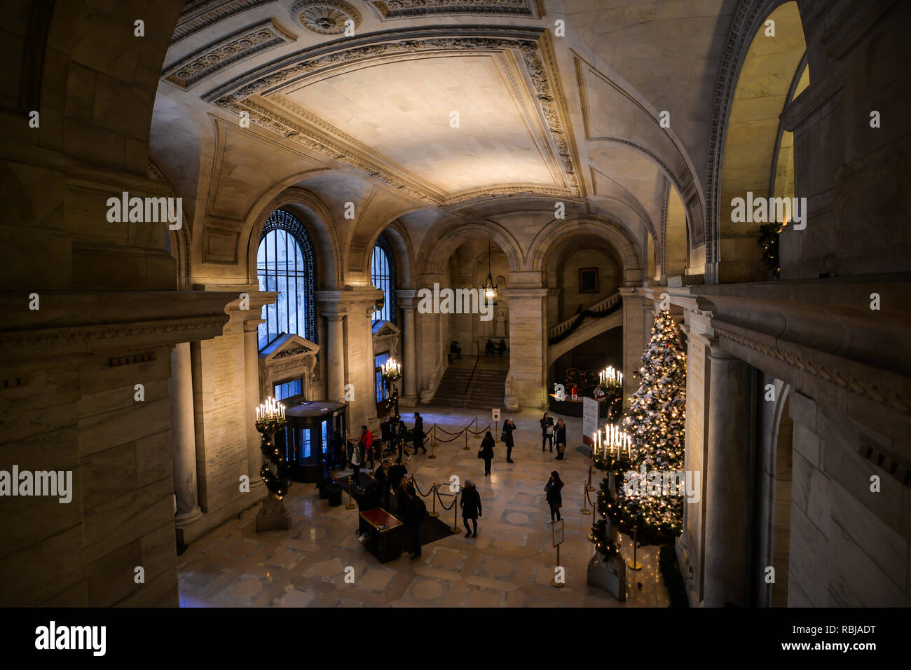The iconic library in New York - USA Stock Photo - Alamy