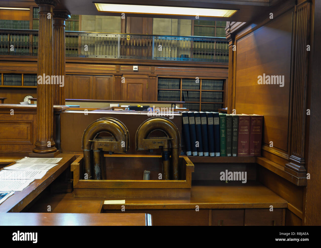 The iconic library in New York - USA Stock Photo - Alamy