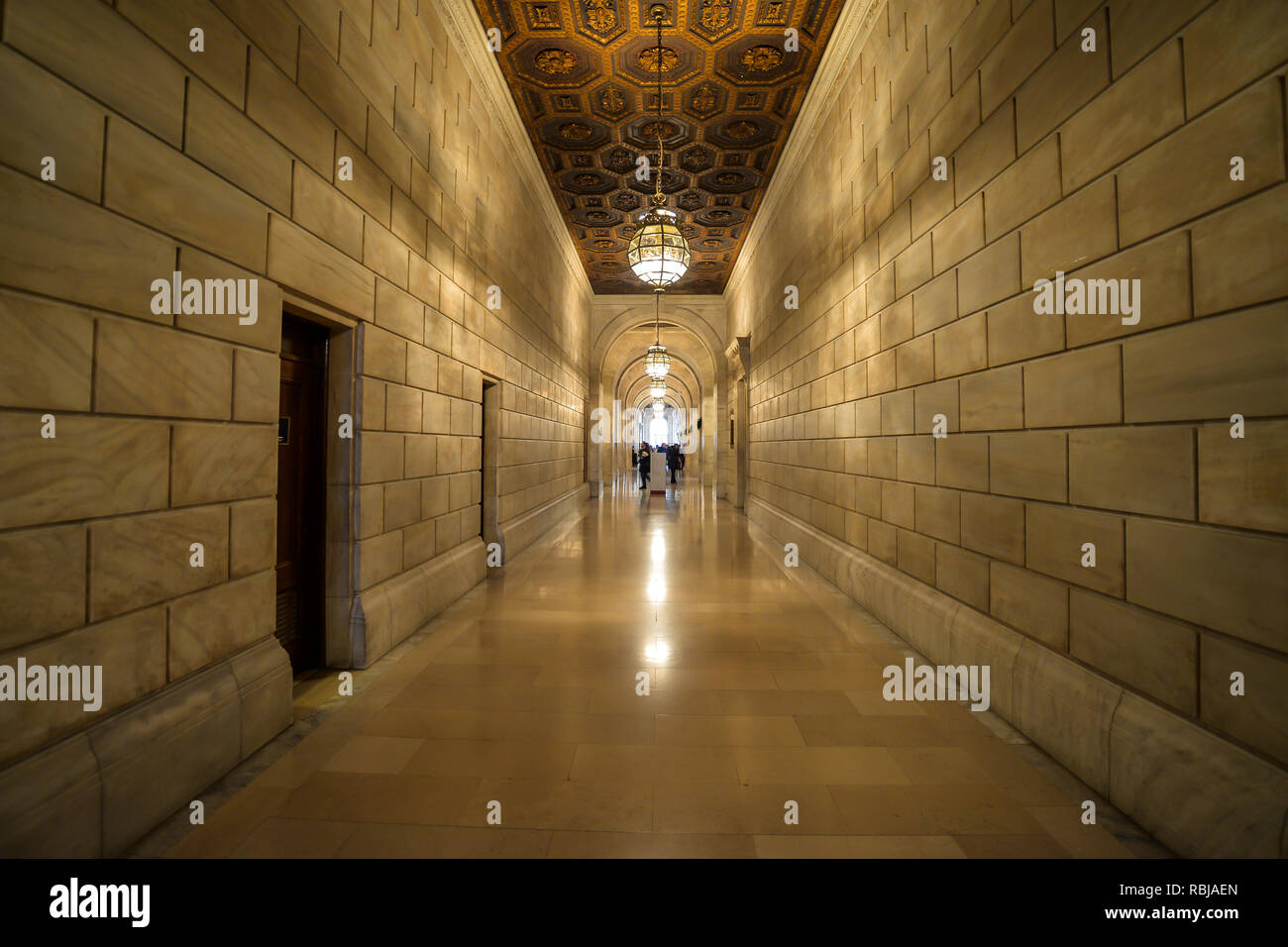 The iconic library in New York - USA Stock Photo - Alamy