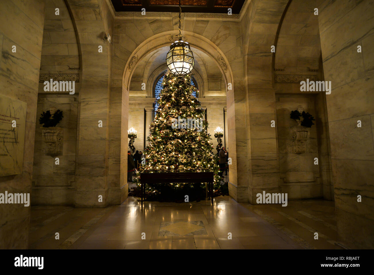 The iconic library in New York - USA Stock Photo - Alamy