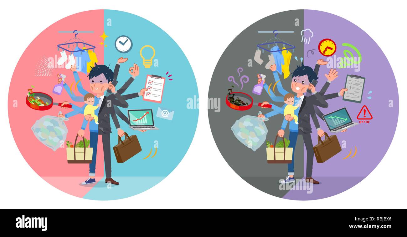 Shopping in trouble Stock Vector Images - Alamy