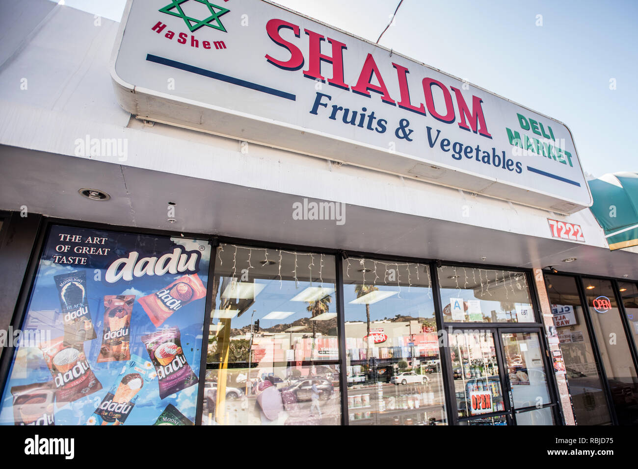 Shalom Deli. Los Angeles Stock Photo - Alamy